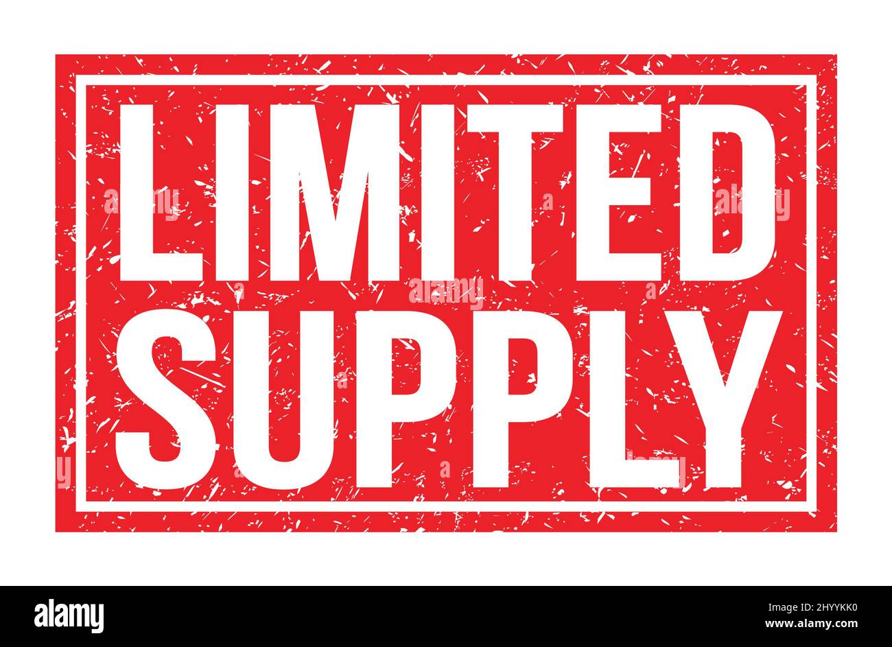Limited supply sign Cut Out Stock Images & Pictures - Alamy