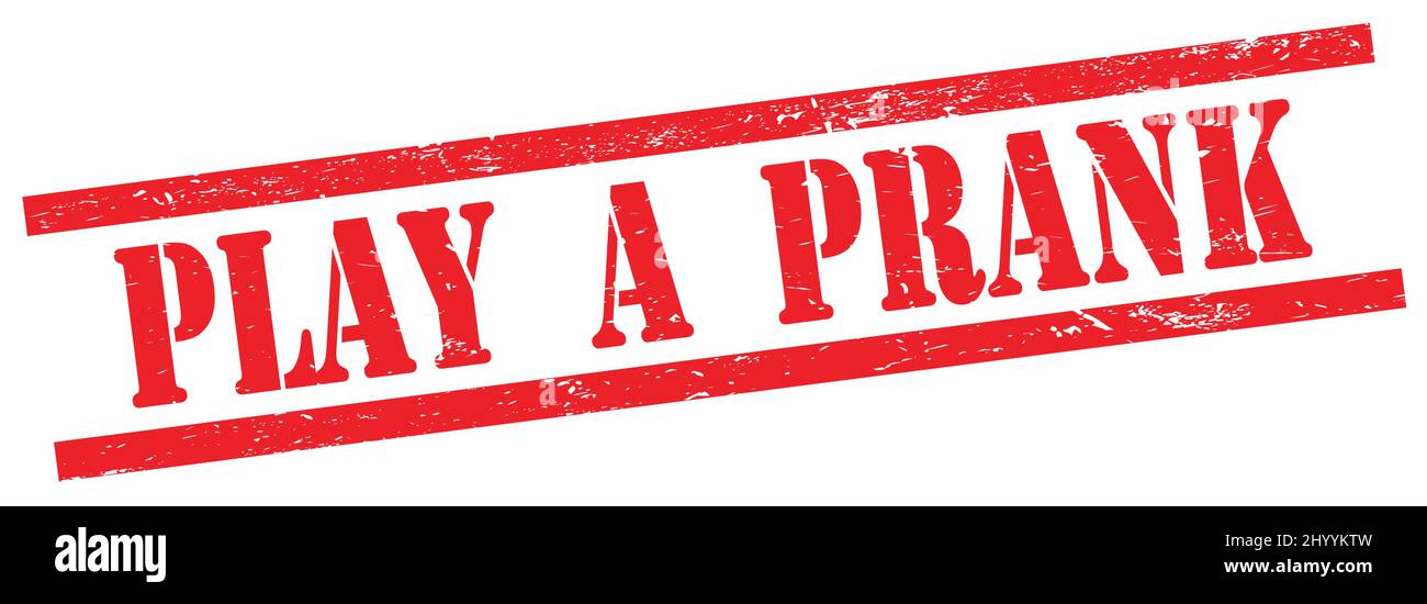 Play a prank stamp hi-res stock photography and images - Alamy