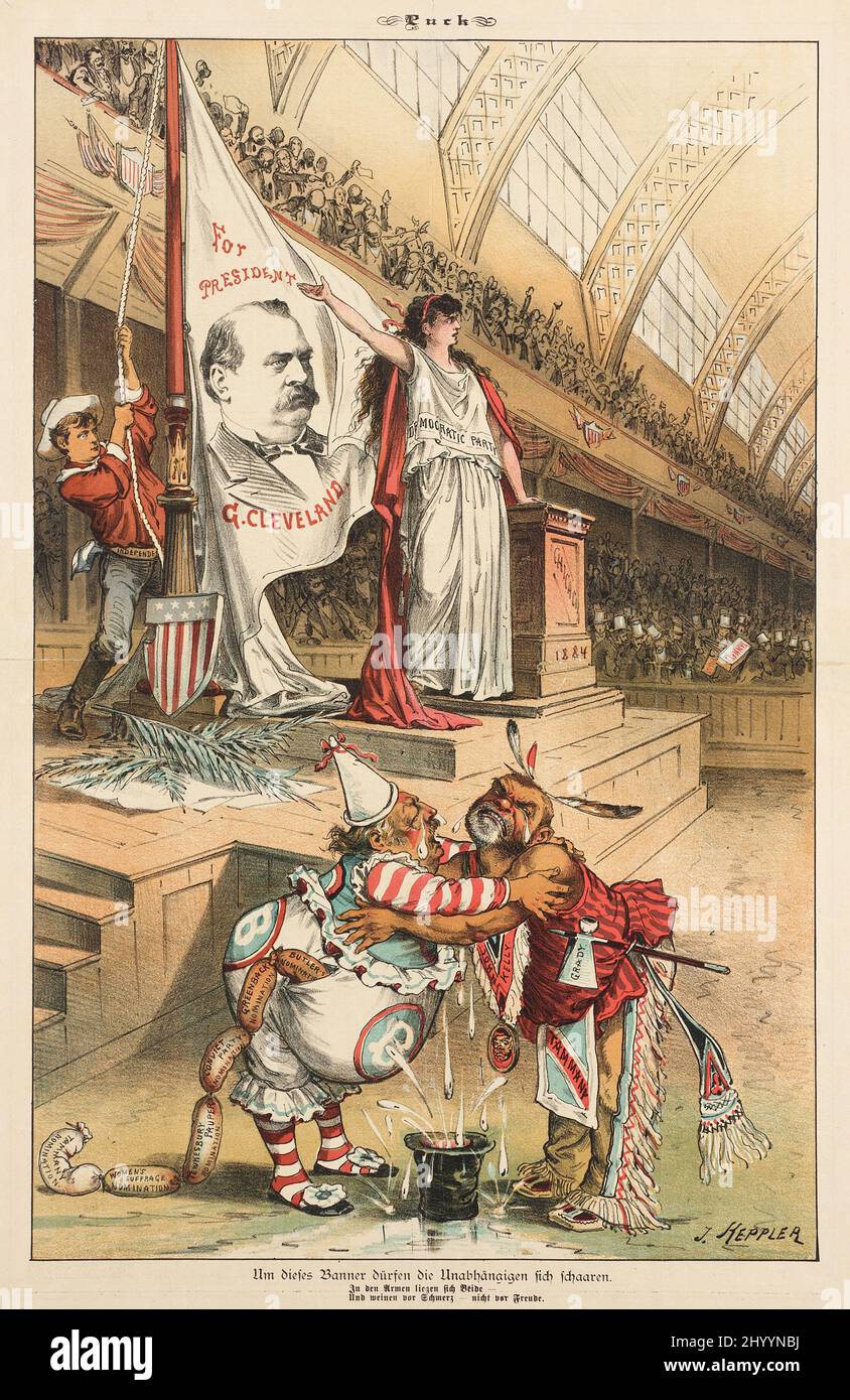 Cartoon from Puck. Joseph Keppler (Austria, Vienna, active United ...