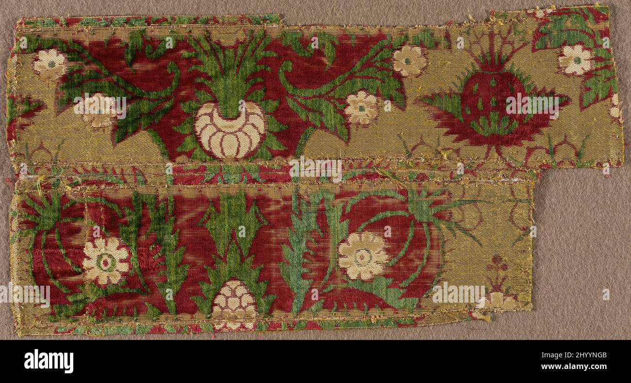 Textile Fragment. Italy, fourth quarter of the 15th century. Textiles ...