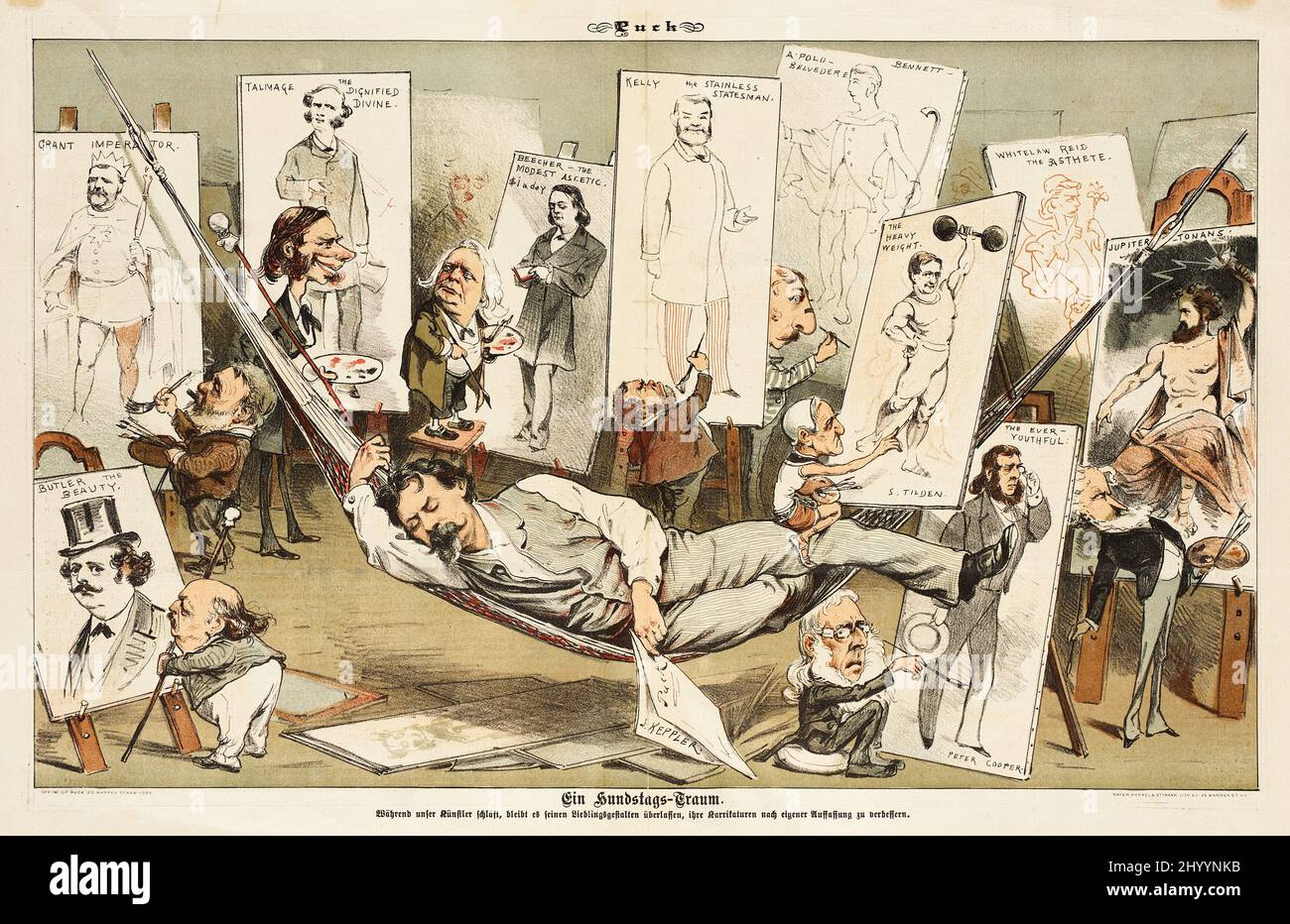 Cartoon from Puck. Joseph Keppler (Austria, Vienna, active United ...