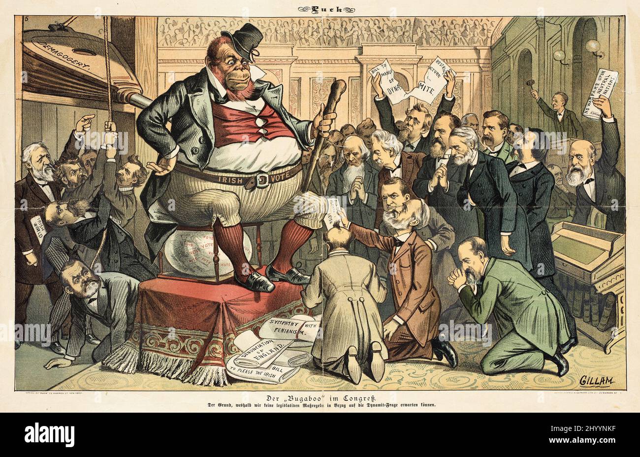 Cartoon from Puck. Joseph Keppler (Austria, Vienna, active United ...