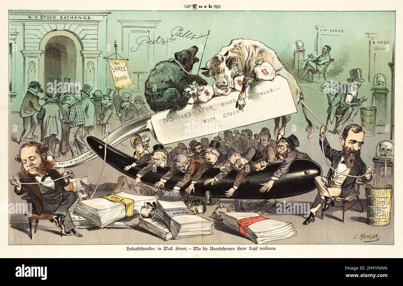 Cartoon from Puck. Joseph Keppler (Austria, Vienna, active United ...
