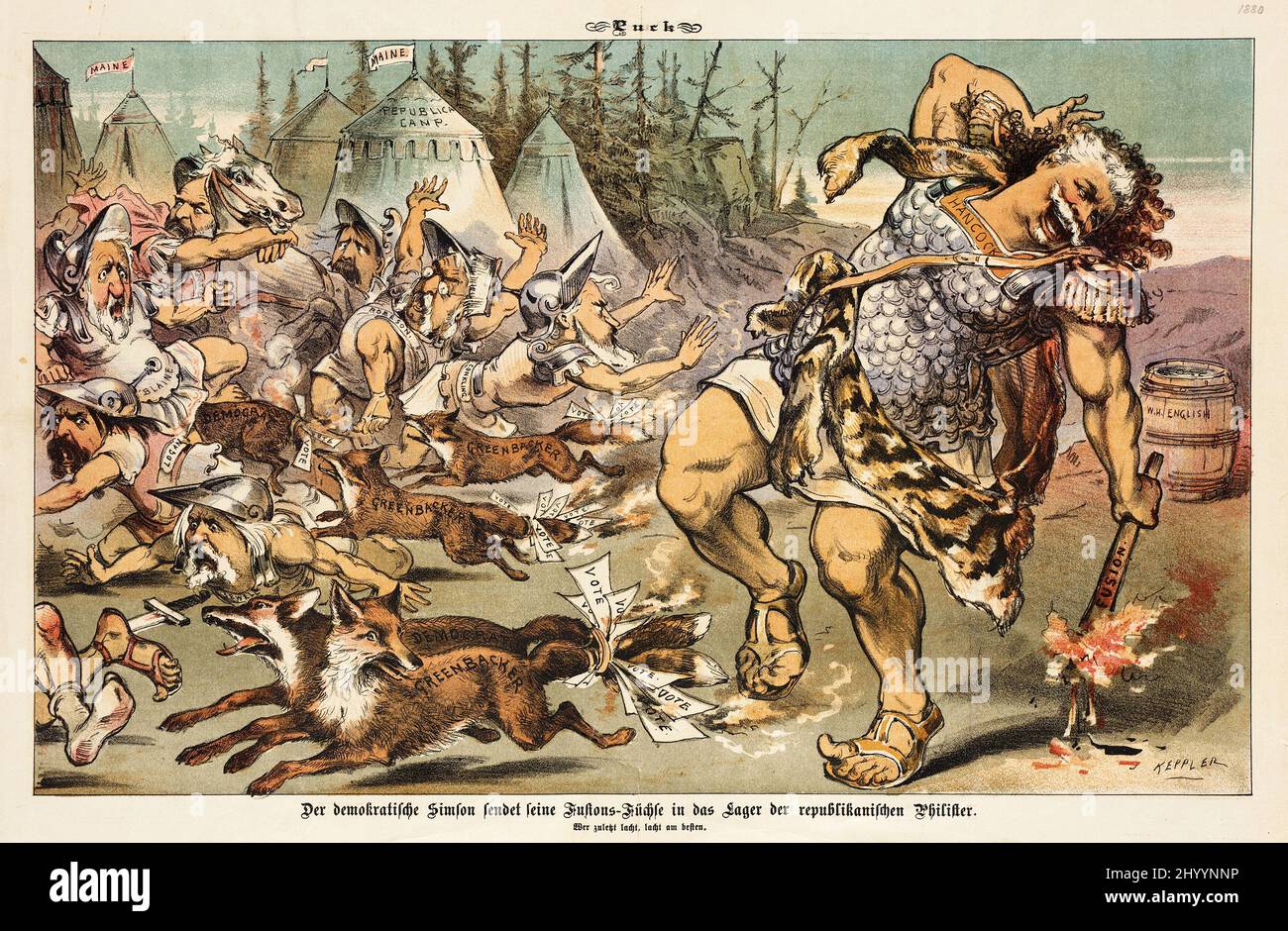 Cartoon from Puck. Joseph Keppler (Austria, Vienna, active United ...