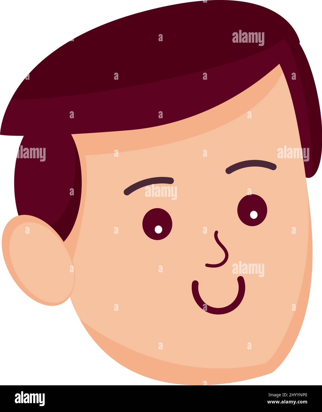 Isolated happy boy avatar cartoon Vector Stock Vector Image & Art - Alamy