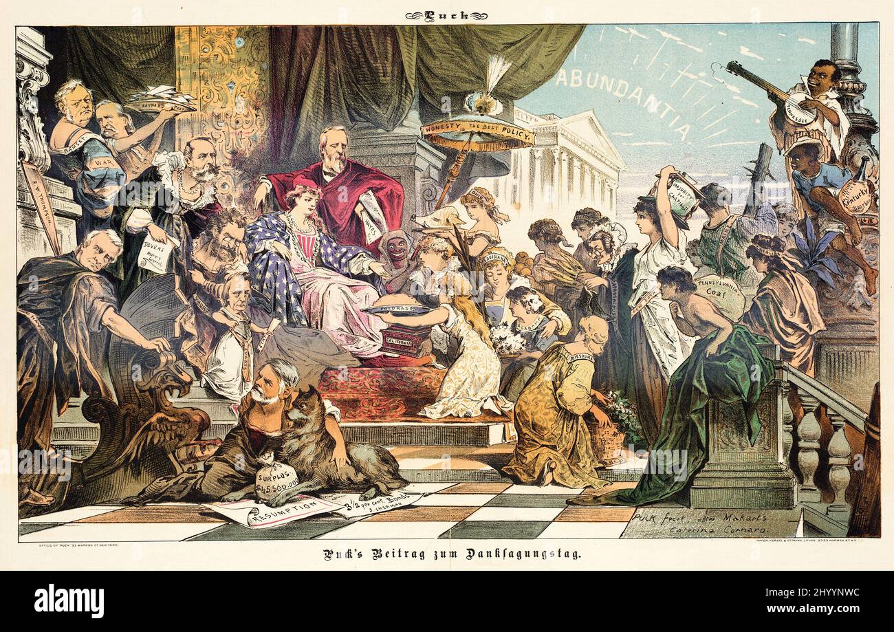 Cartoon from Puck. Joseph Keppler (Austria, Vienna, active United ...