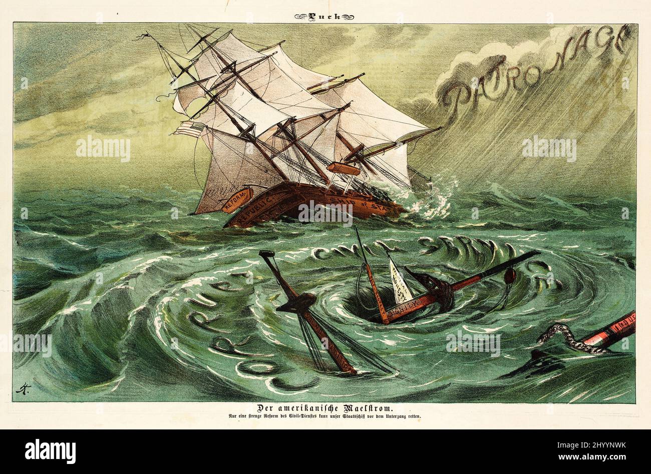 Cartoon from Puck. Joseph Keppler (Austria, Vienna, active United ...