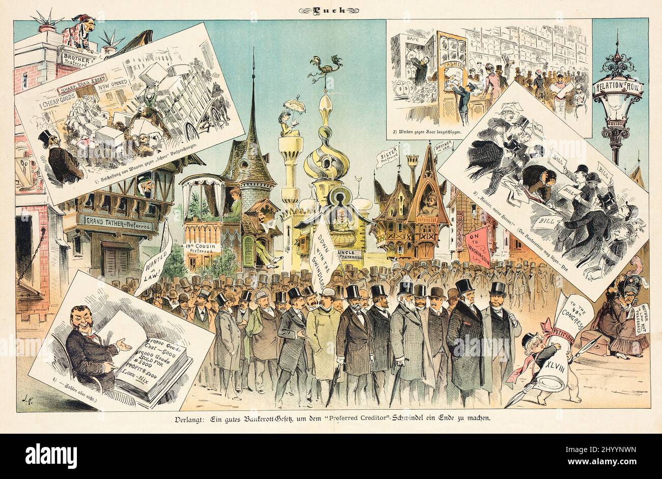 Cartoon from Puck. Joseph Keppler (Austria, Vienna, active United ...