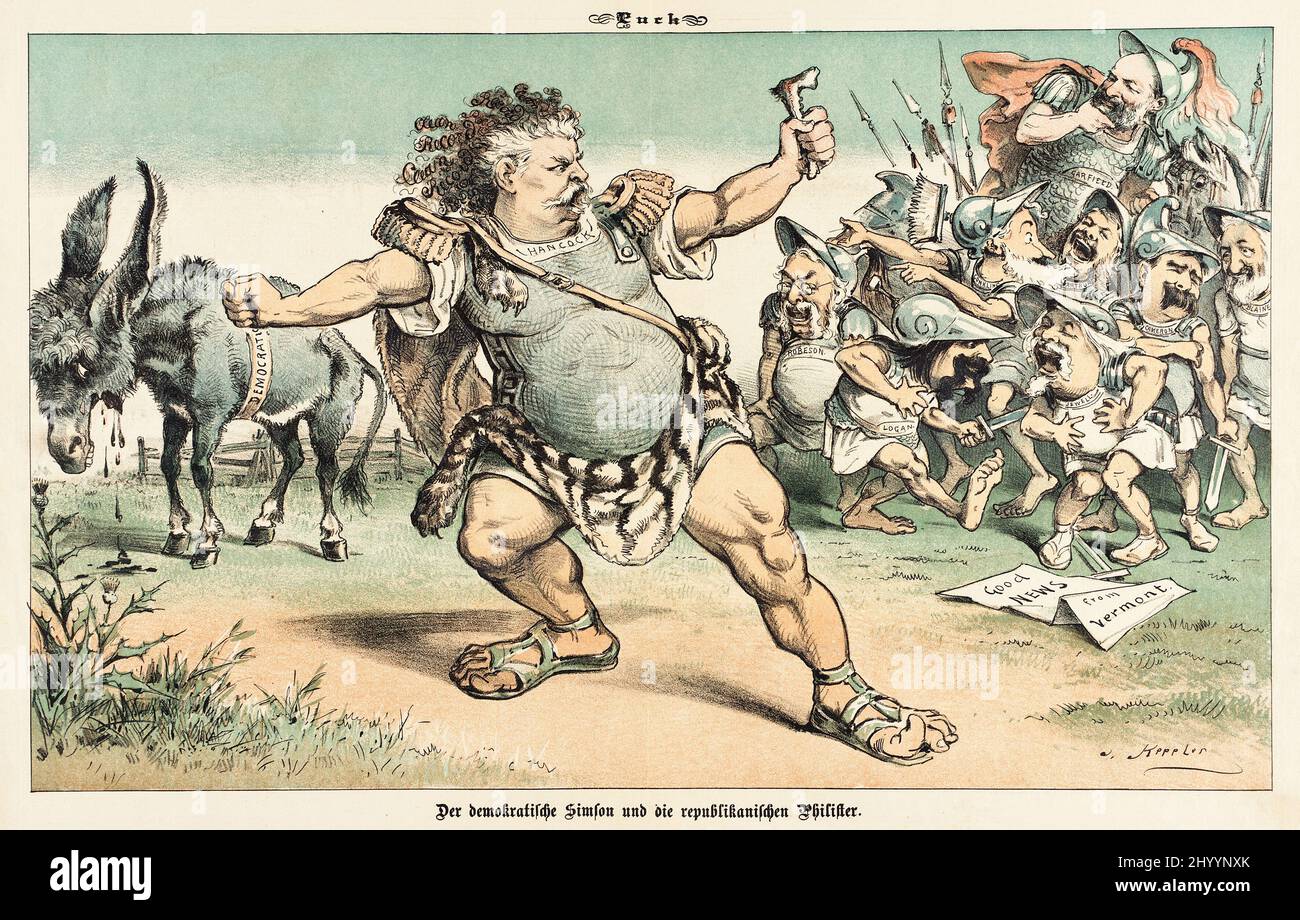 Cartoon from Puck. Joseph Keppler (Austria, Vienna, active United ...