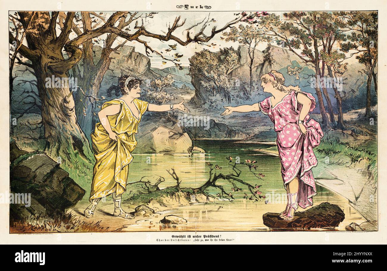 Cartoon from Puck. Joseph Keppler (Austria, Vienna, active United ...