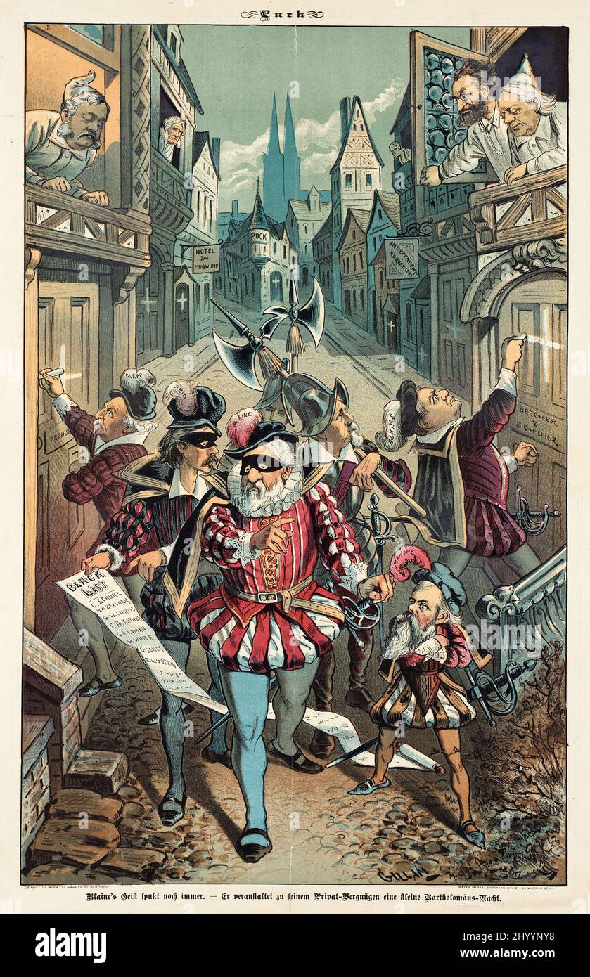 Cartoon from Puck. Joseph Keppler (Austria, Vienna, active United ...