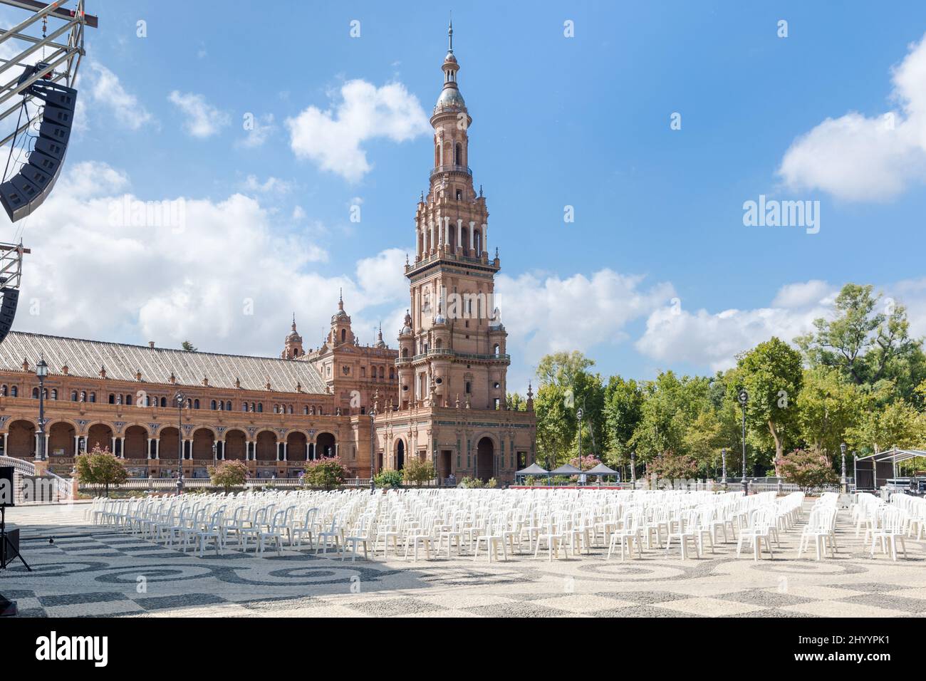 Plaza de Espana - Spain Square is a plaza in the Parque de María Luisa ...