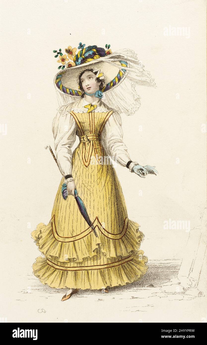 Fashion Plate, ‘Sea-Side Costume’ for ‘The Repository of Arts’. Rudolph ...