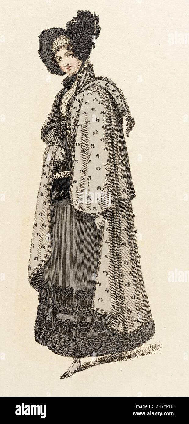 Fashion Plate, ‘Carriage Dress’ for ‘The Repository of Arts’. Rudolph ...