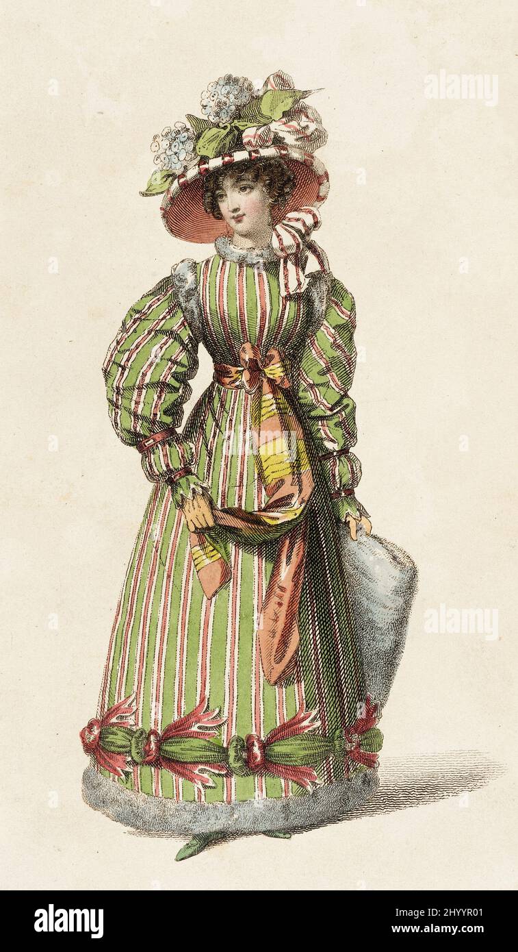 Fashion Plate, ‘Promenade Dress’ for ‘The Repository of Arts’. Rudolph ...