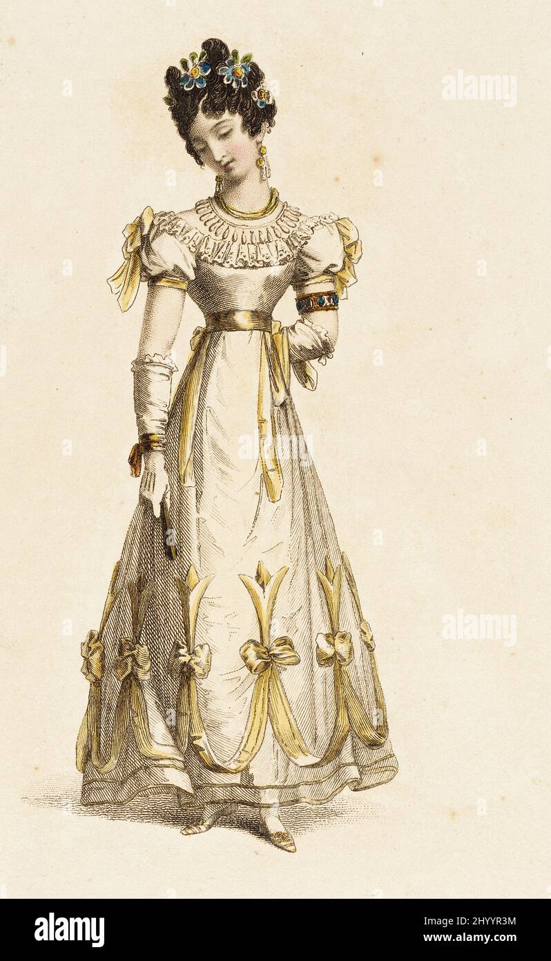 Fashion Plate, ‘Ball Dress’ for ‘The Repository of Arts’. Rudolph ...