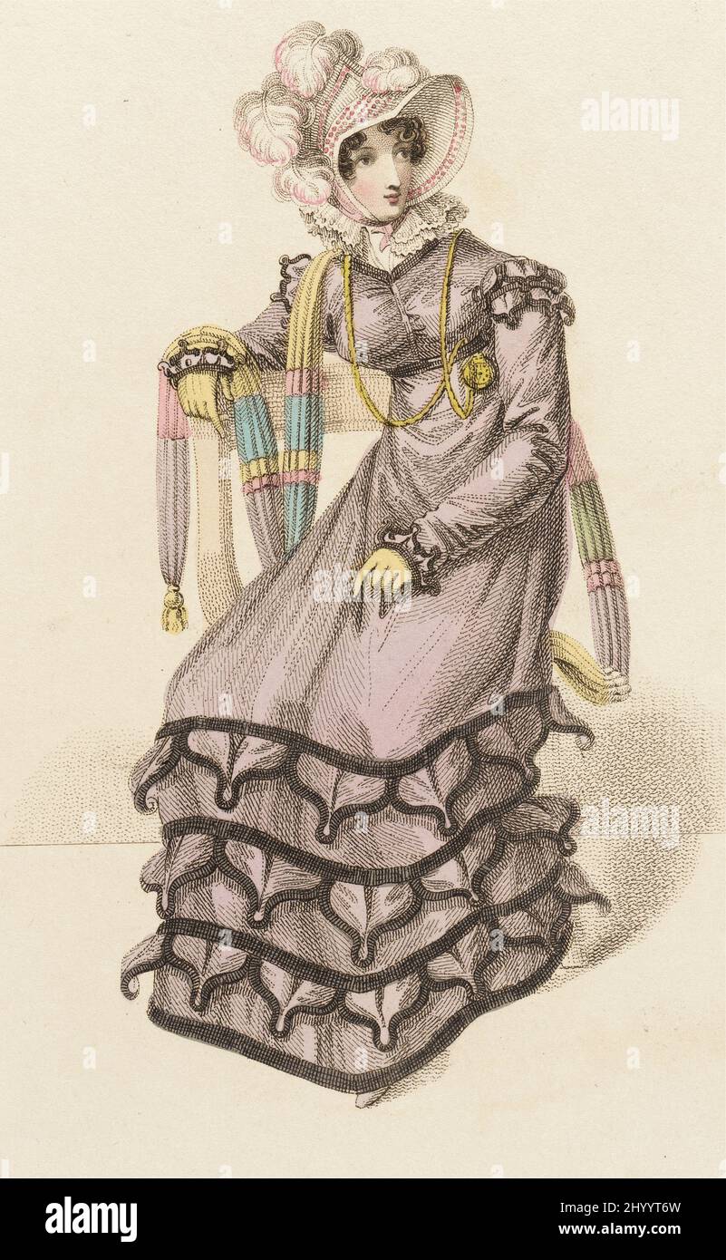 Fashion plate english carriage dress hi-res stock photography and ...