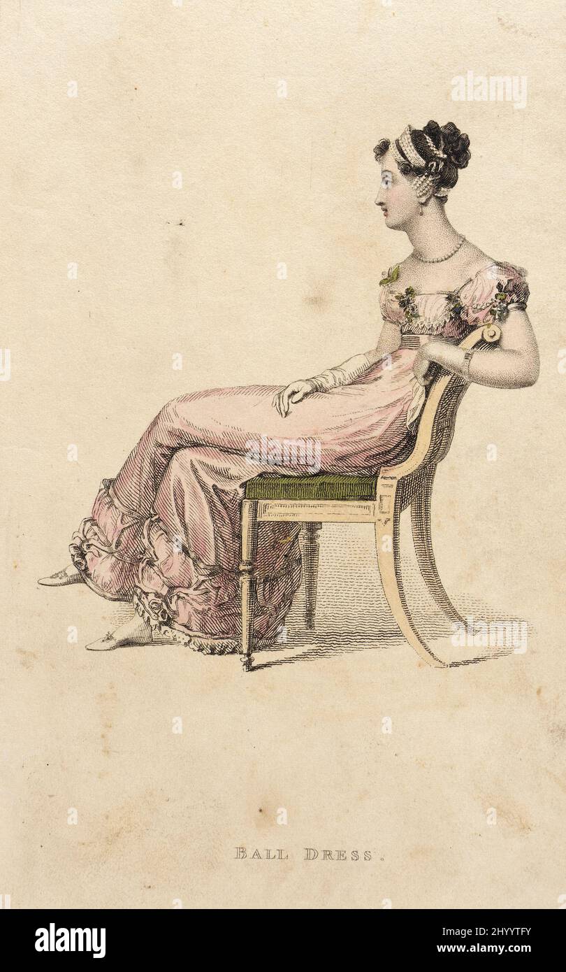 Fashion Plate, 'Ball Dress' for 'The Repository of Arts'. Rudolph ...
