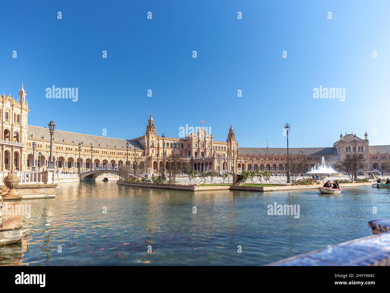 Plaza de Espana - Spain Square is a plaza in the Parque de María Luisa ...