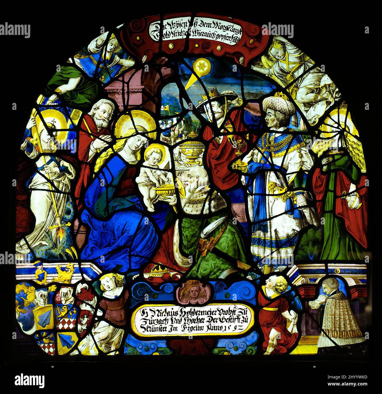 The Adoration of the Magi. Franz Fallenter (Switzerland, Lucerne, 1580 ...