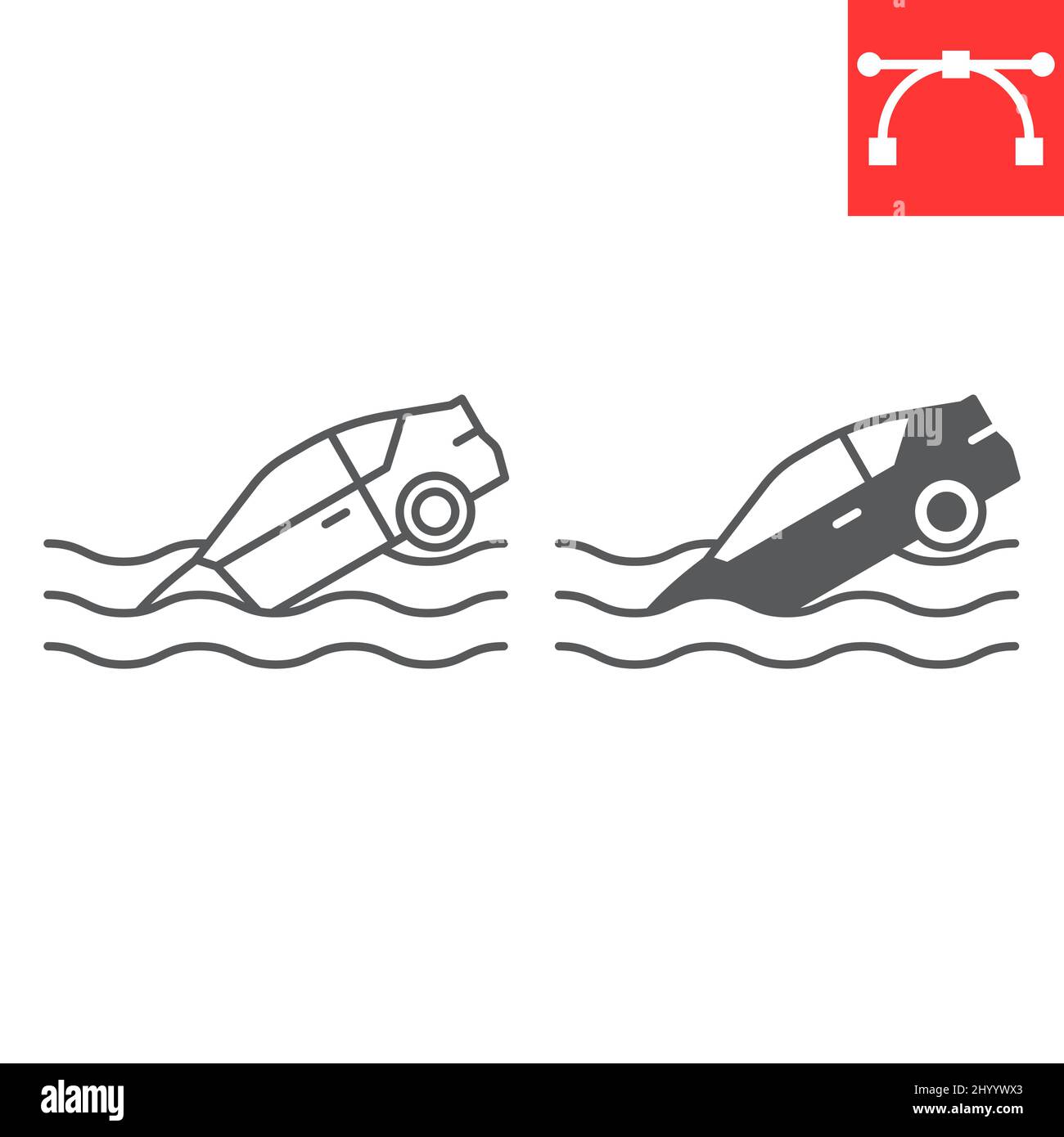 Man road broken car Stock Vector Images - Alamy