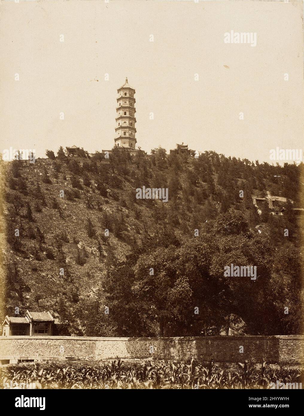 Pagoda at Old Summer Palace, Yu-chuan Shan, Jade Spring Hill ...