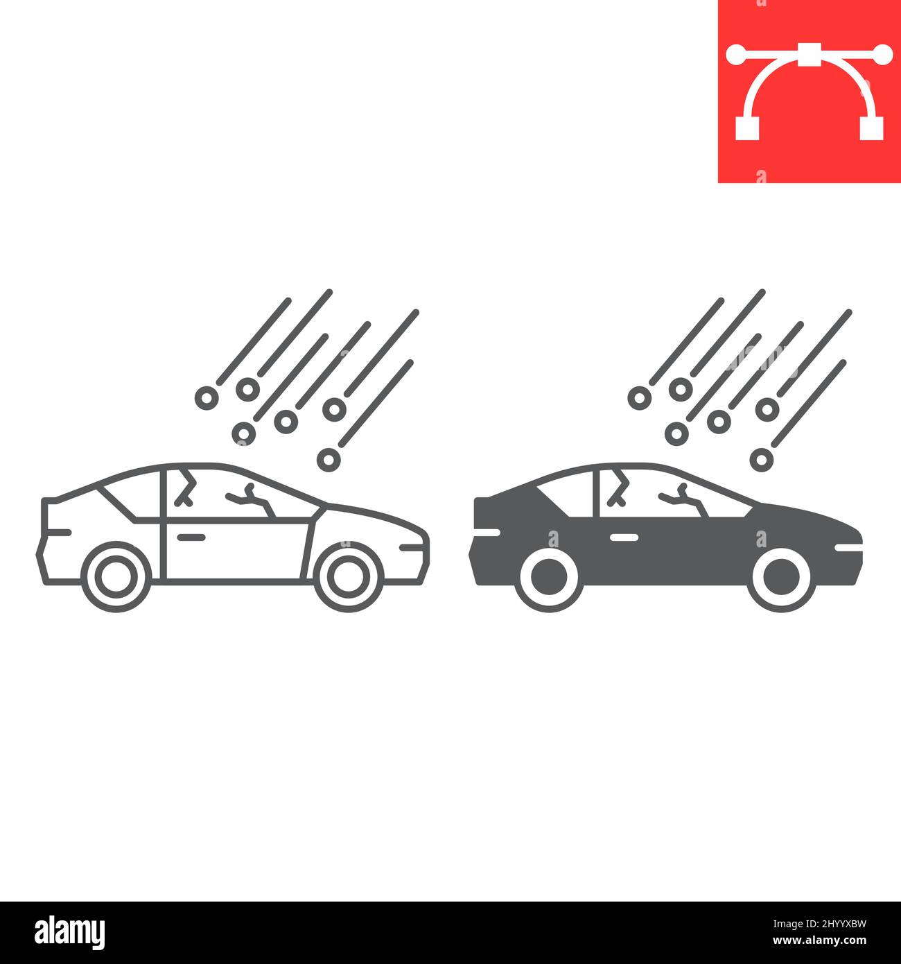 Hail outline Stock Vector Images - Alamy