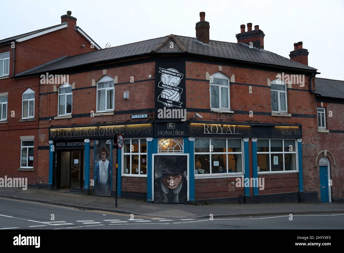 A general view of the Royal George Hotel and Bar near St. Andrew's ...