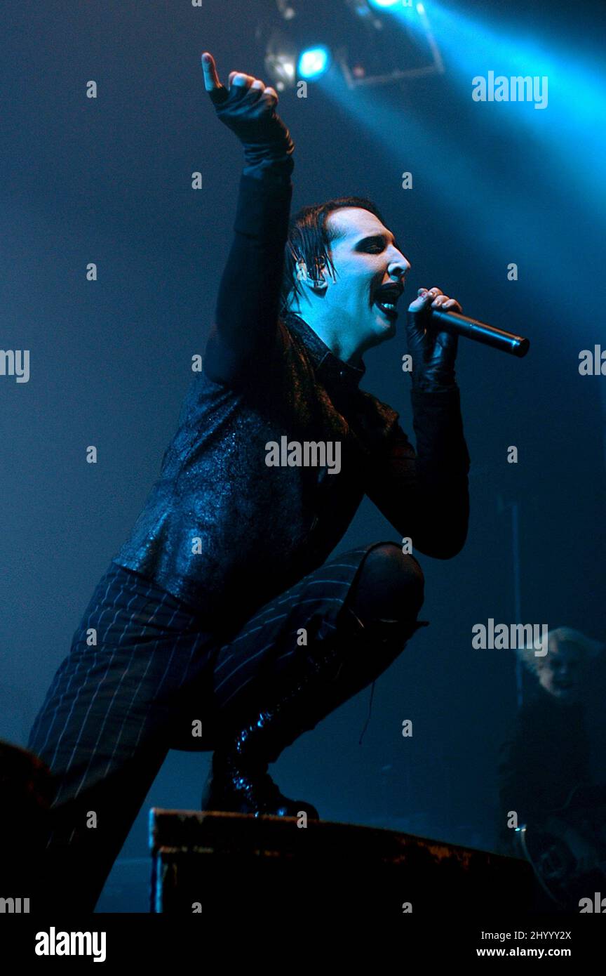 Milan Italy 2003-12-10 : Live concert of the singer Marilyn Manson at ...