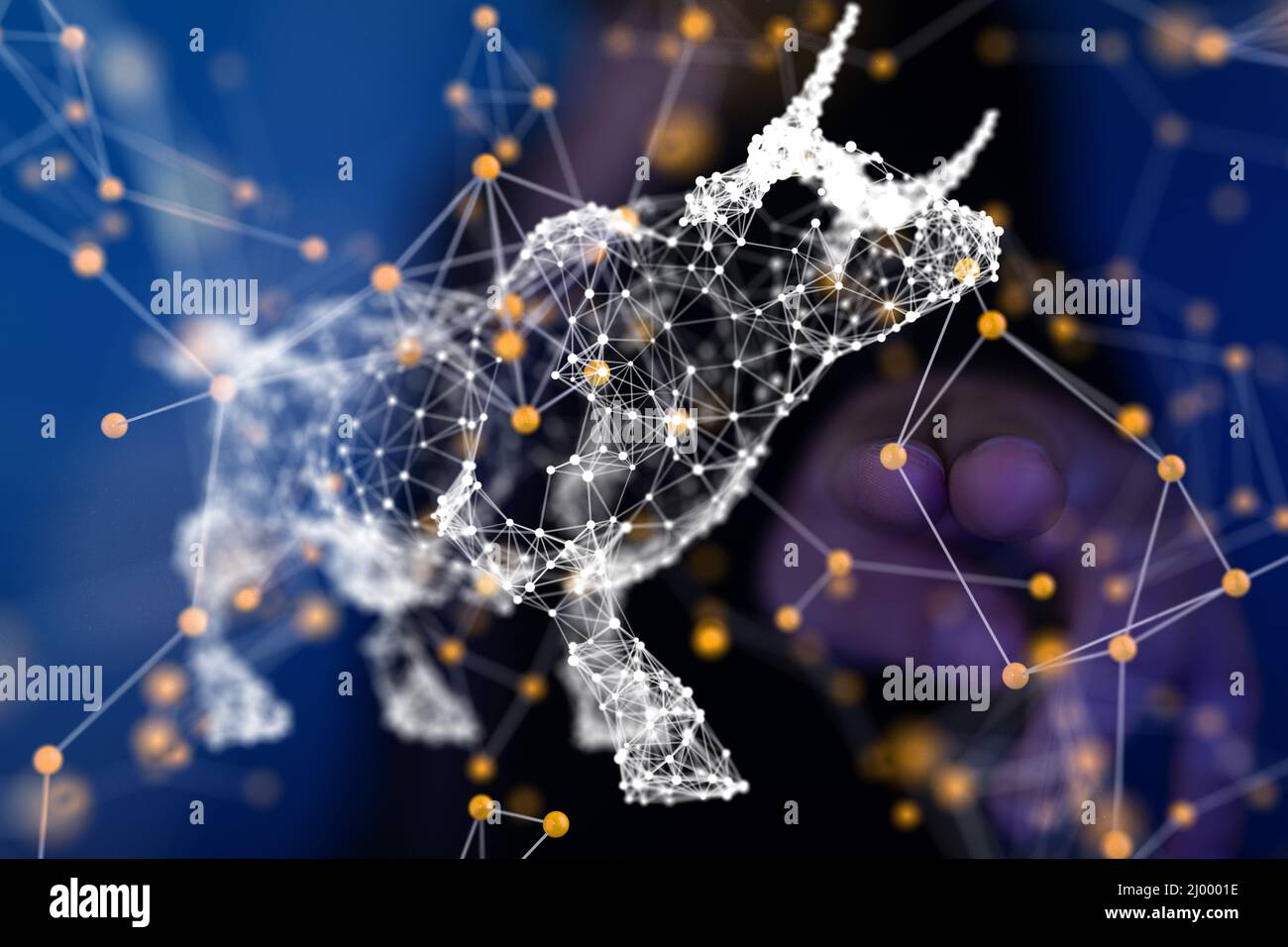 3D illustration of a stock market graph Stock Photo - Alamy