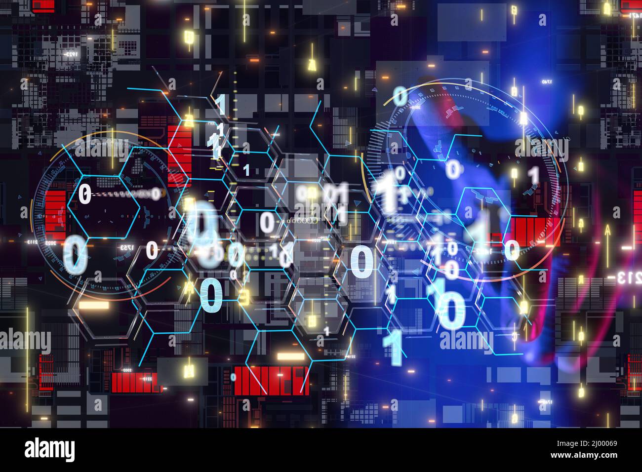 3D illustration of Neural network Stock Photo - Alamy