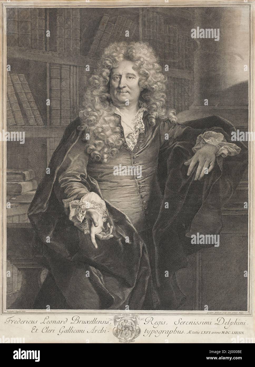 Frédéric Léonard. Gérard Edelinck (Flanders, Antwerp, active France ...