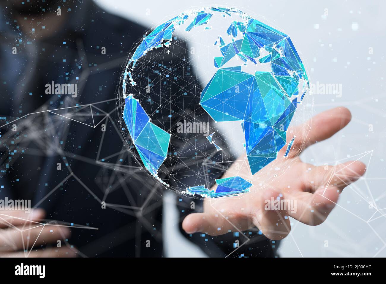 3D illustration of Neural network Stock Photo - Alamy