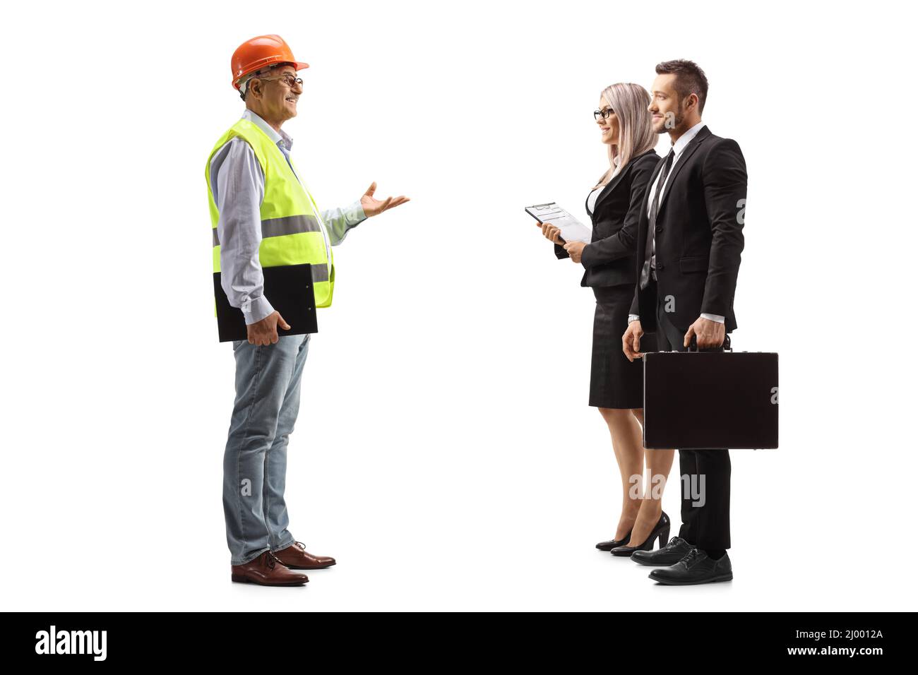 Conversation between a site engineer and a businessman and ...