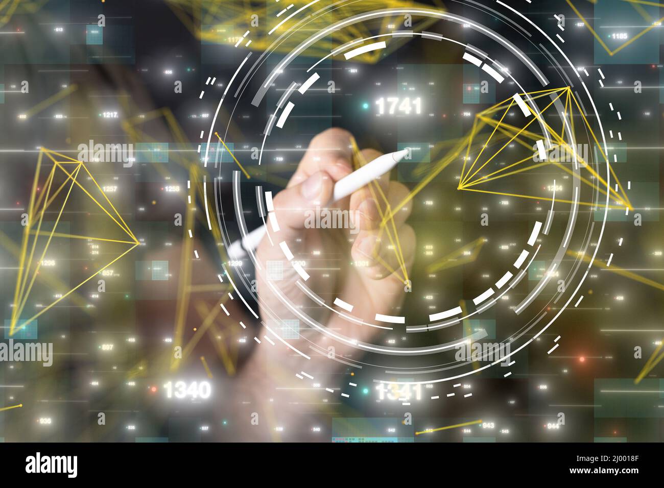 3D illustration of Digital Network and data concept Stock Photo - Alamy