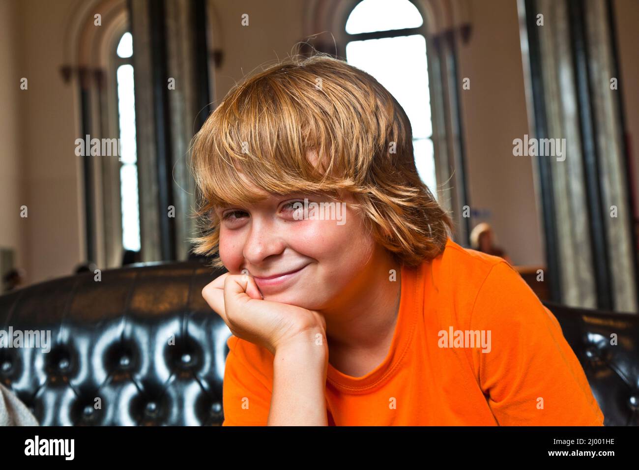 Teen boy entrance hall hi-res stock photography and images - Alamy