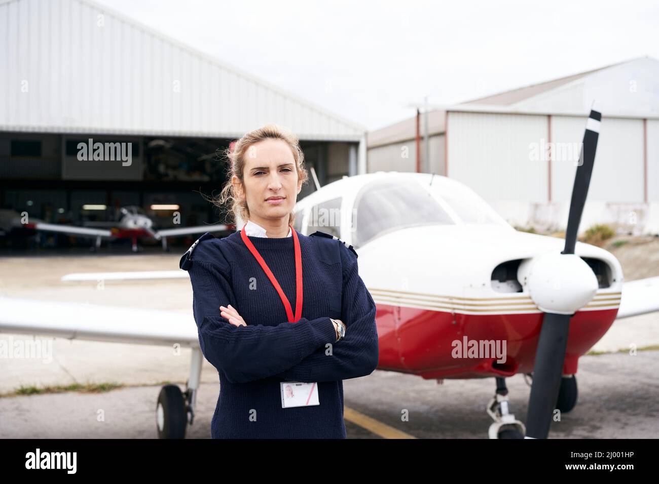 Female pilot hi-res stock photography and images - Alamy