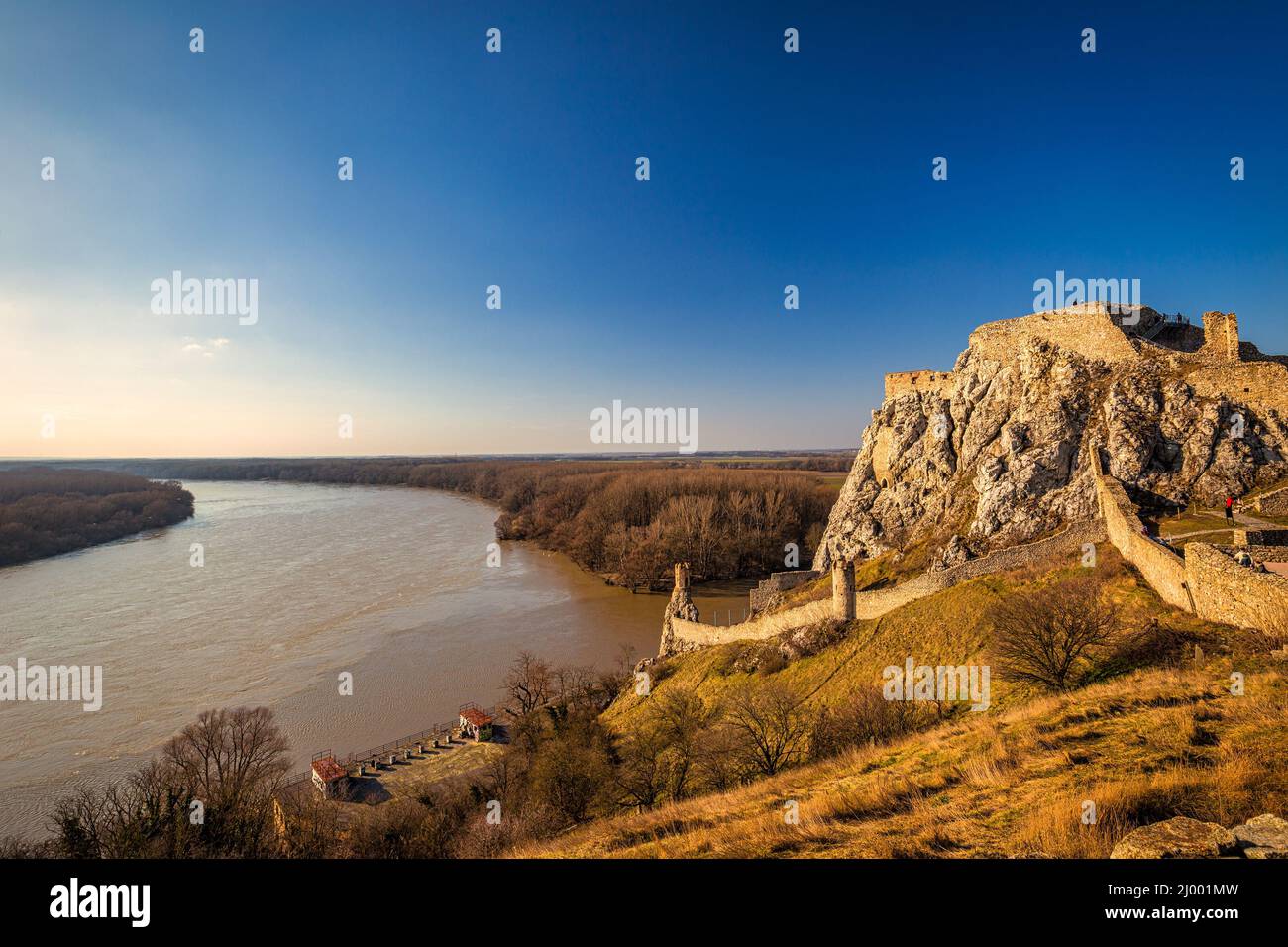 Bratislava ruin castle devin hi-res stock photography and images - Alamy
