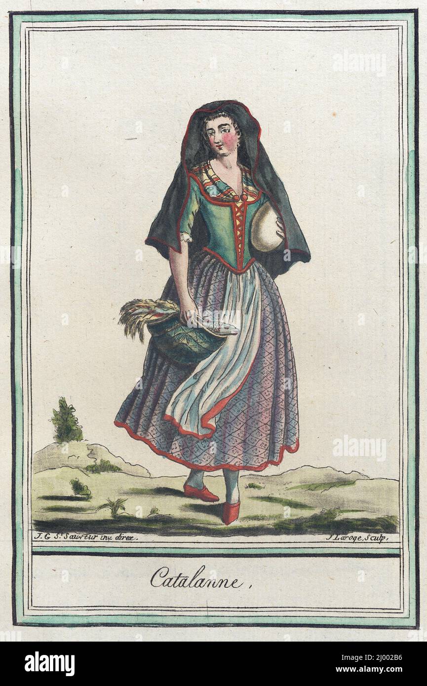 Costumes de Différents Pays, 'Catalanne'. L. F. Labrousse (France ...