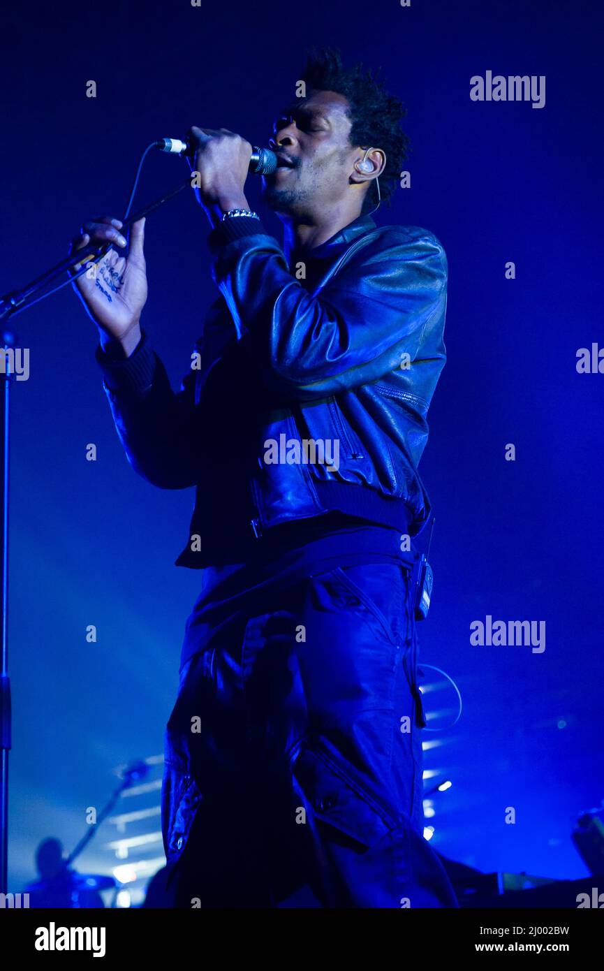 Milan, Italy 2009-11-07 : Live concert by the musical group Massive ...