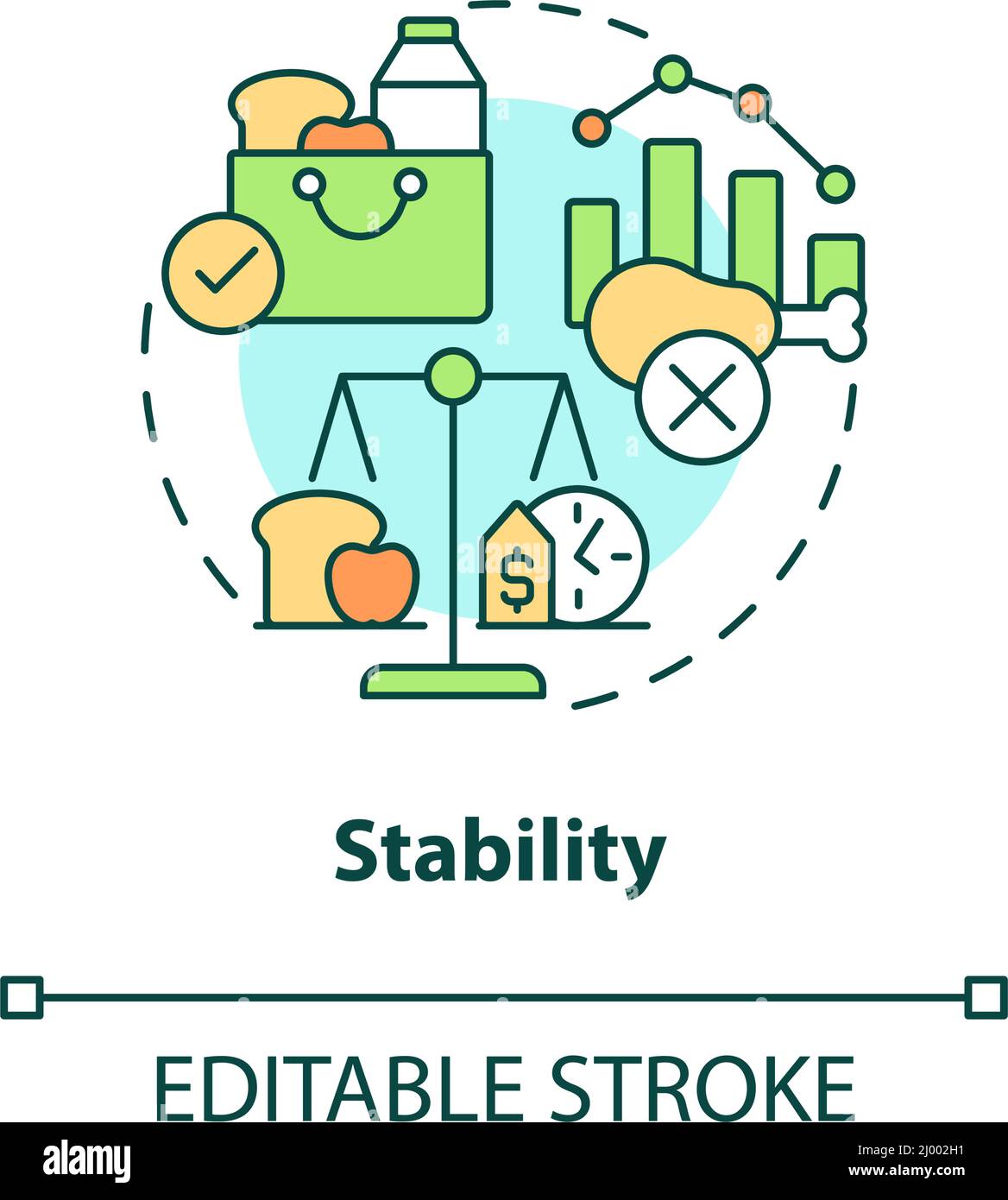 Stability concept icon Stock Vector Image & Art - Alamy