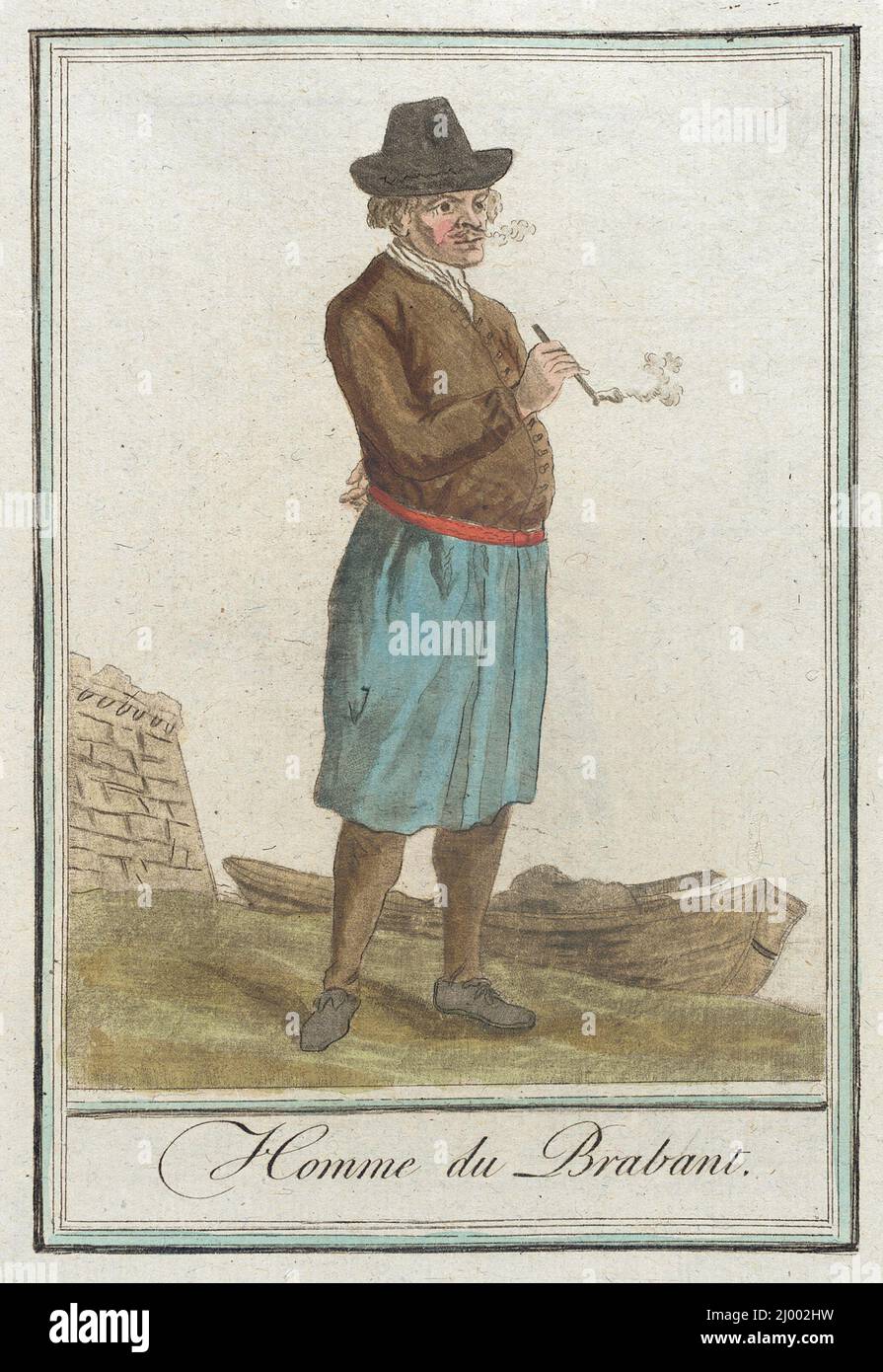 Costumes de Différents Pays, 'Homme du Brabant'. L. F. Labrousse ...