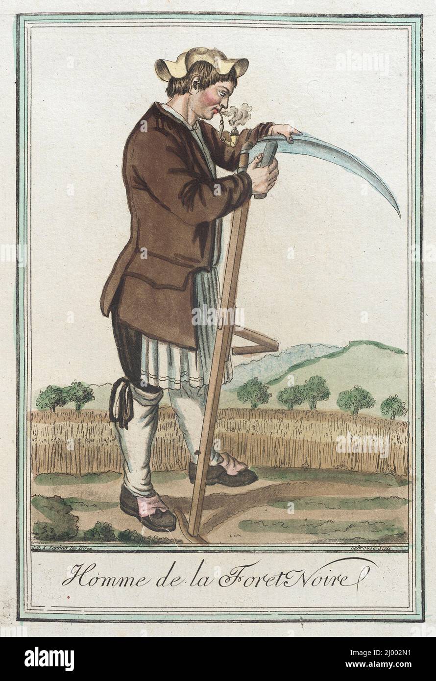 Costumes de Différents Pays, 'Homme de la Foret Noire'. L. F. Labrousse ...