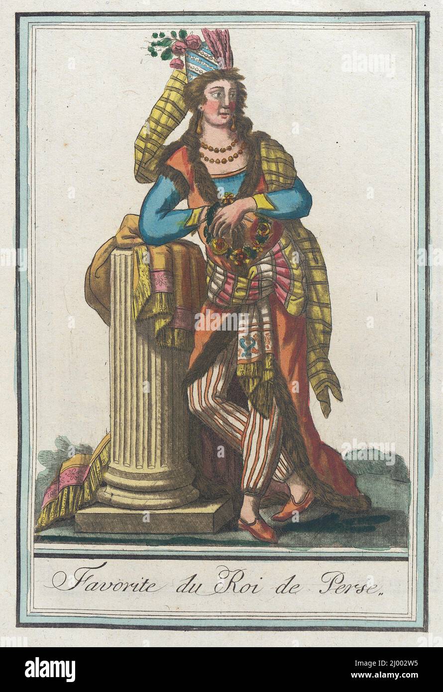 Costumes de Différents Pays, 'Favorite du Roi de Perse'. L. F ...