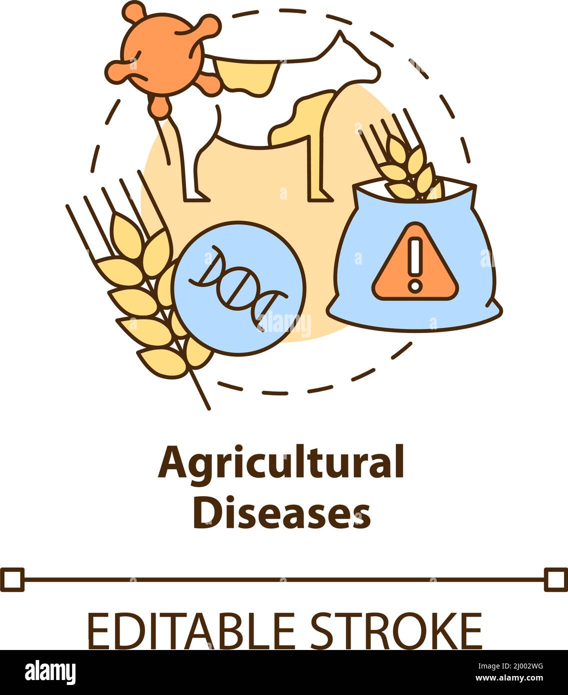 Agricultural diseases concept icon Stock Vector Image & Art - Alamy Agricultural diseases concept icon Stock Vector Image & Art - Alamy
