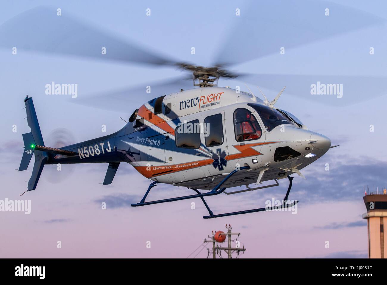 Mercy flight helicopter hi-res stock photography and images - Alamy