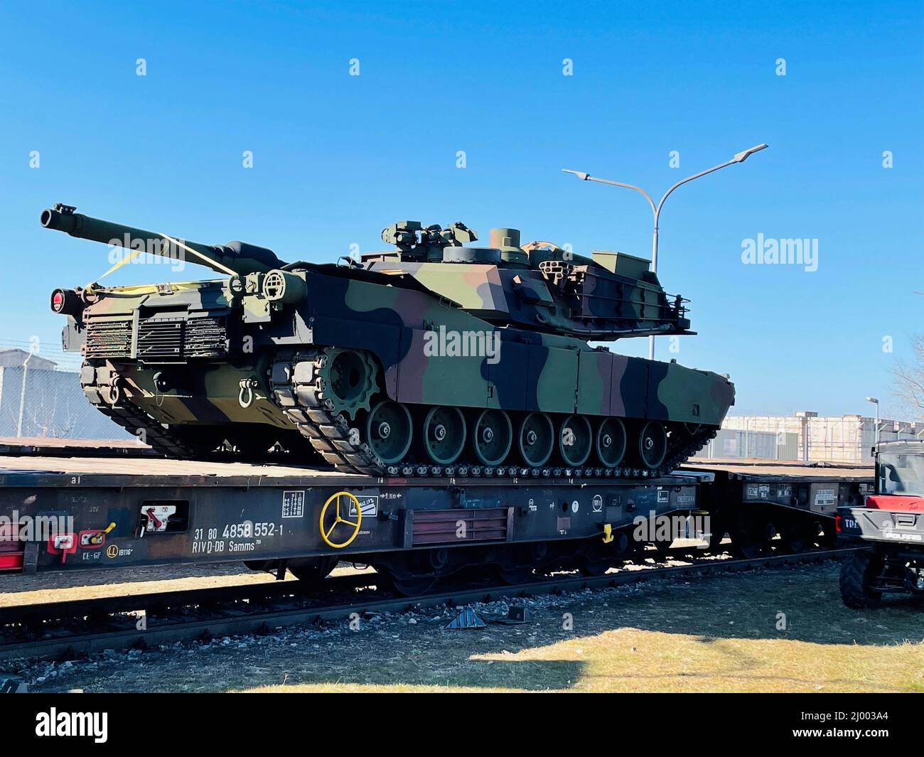 Mannheim, Germany. 14 March, 2022. A U.S. Army M1A2 Abrams main battle ...