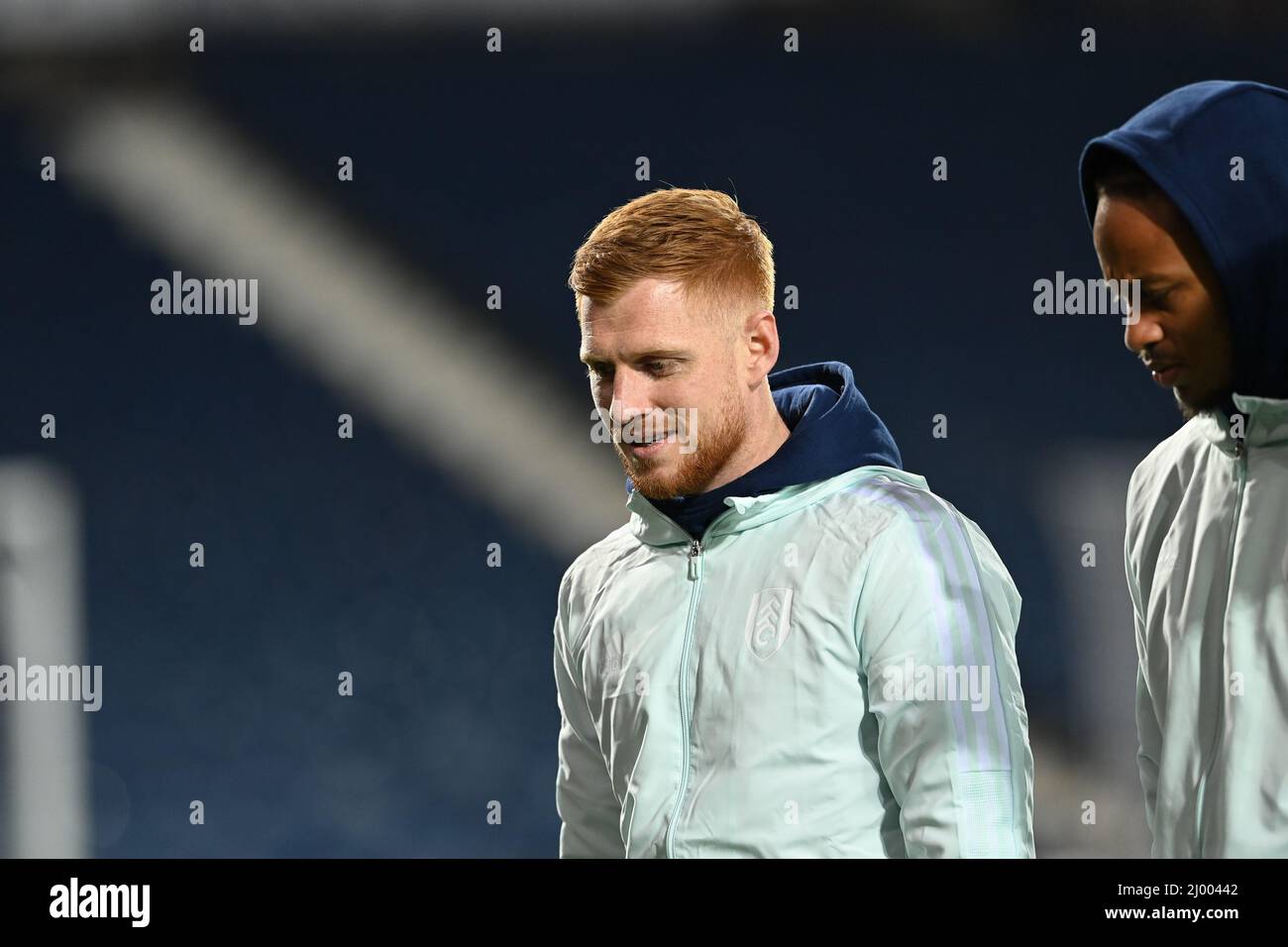 Harrison Reed #6 of Fulham arrives at The Hawthornes Stock Photo - Alamy
