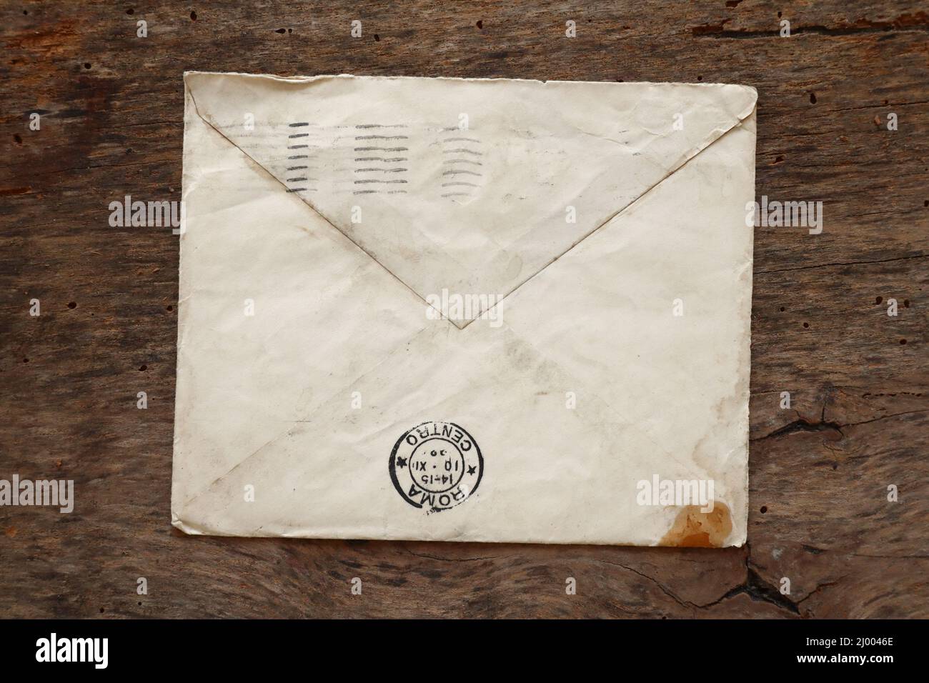 Old Envelope on a original 1800s wooden background Stock Photo - Alamy