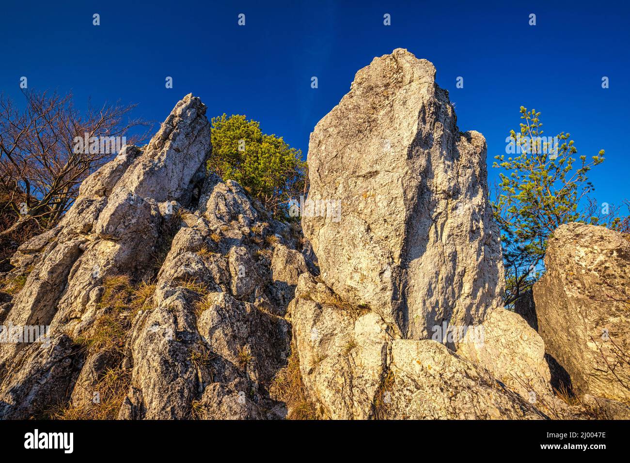 The Sunny Rocks in The Rajec Valley, Slovakia, Europe Stock Photo - Alamy